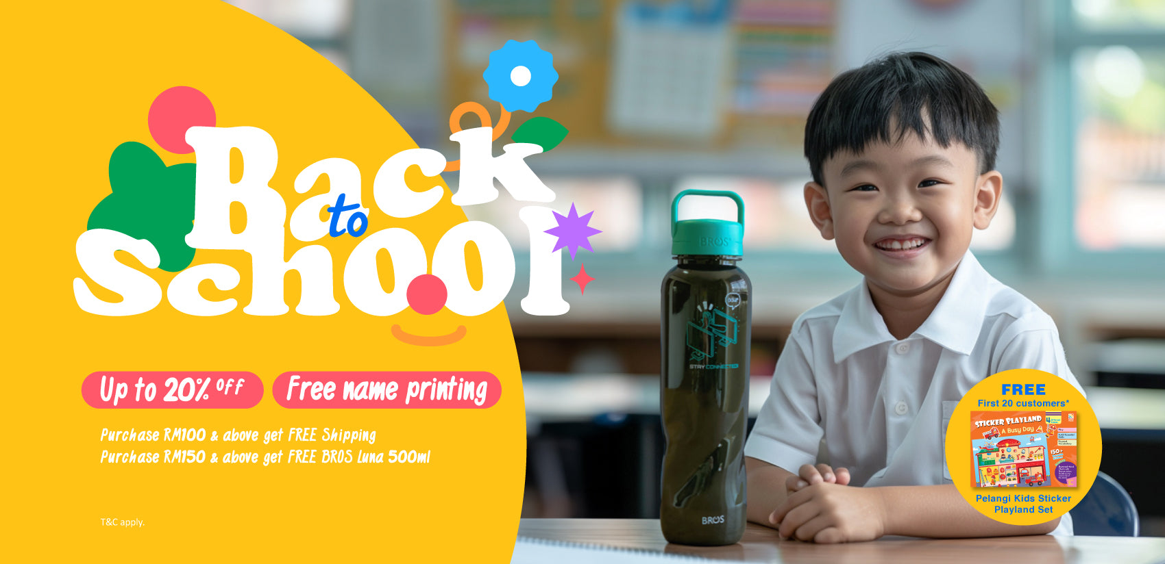 It’s time to get BACK TO SCHOOL with BROS! – Bros - Living Wing Sdn Bhd